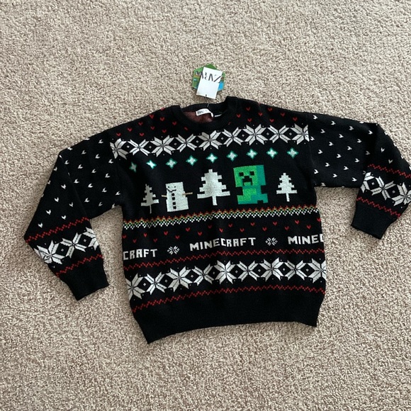 Zara | Shirts & Tops | Zara Kidsminecraft Sweater 112 Yrs | Poshmark